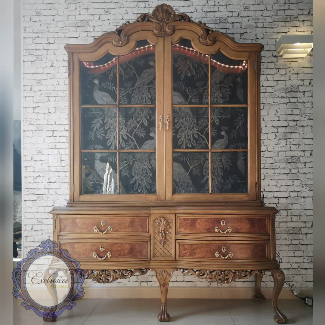 Restauración de una Vitrina de Madera Antigua | Exclusivemuebles Blog ...
