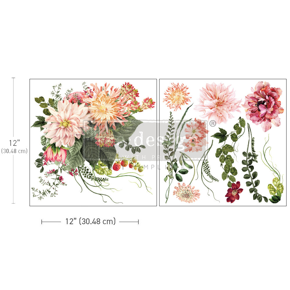 Maxi Transfer RE DESIGN WITH PRIMA - My favorite Dahlia